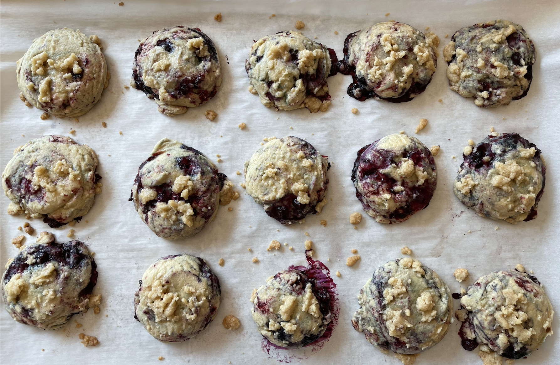 Everything you love in a blueberry muffin except it's a sweet/tart ...