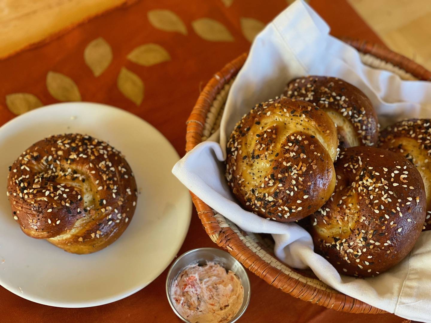 Make friends with everything-spice pretzel knots and smoked salmon ...