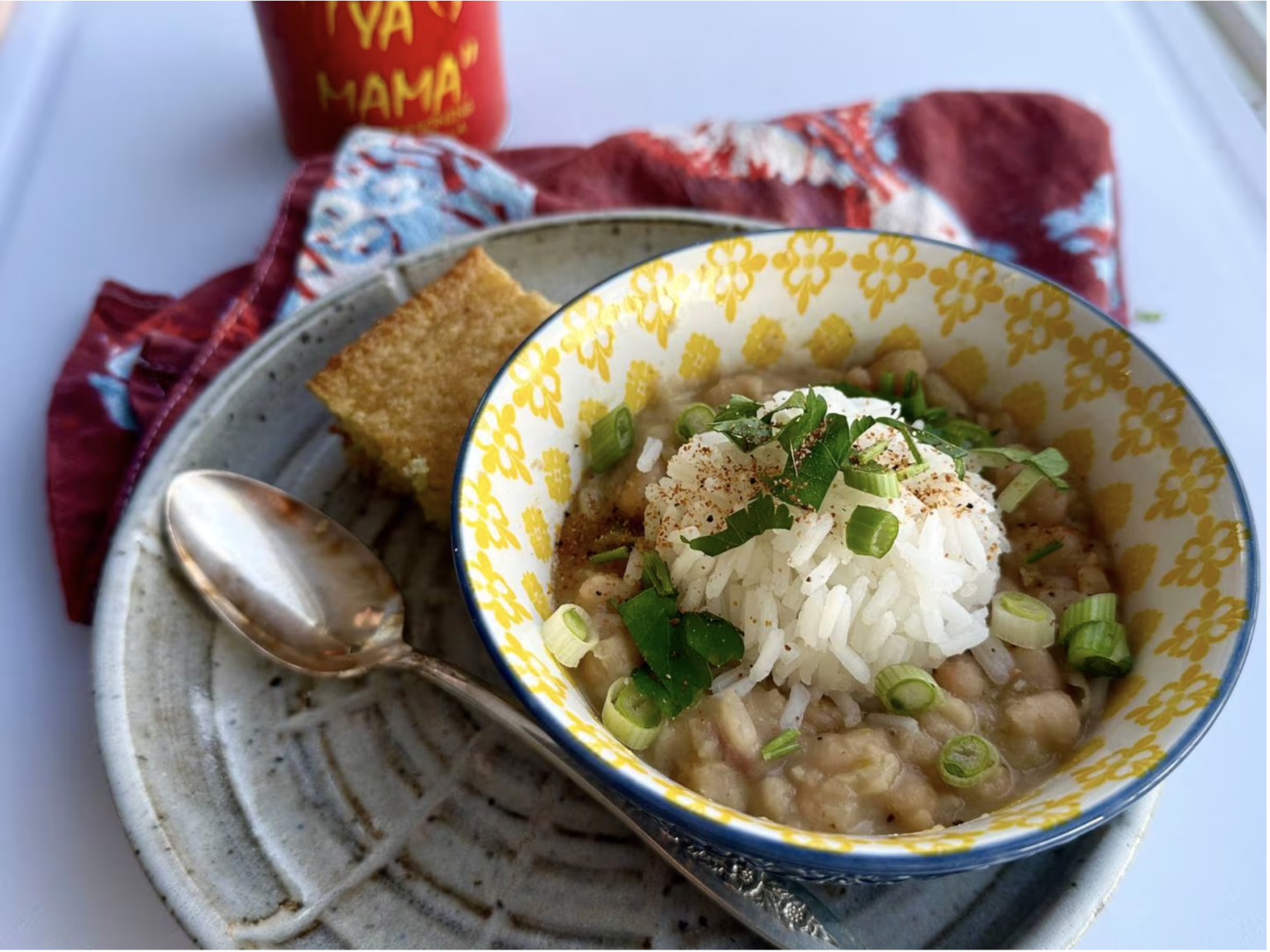 After a bowl of Dale Chauvin’s Louisiana-style white beans and rice ...