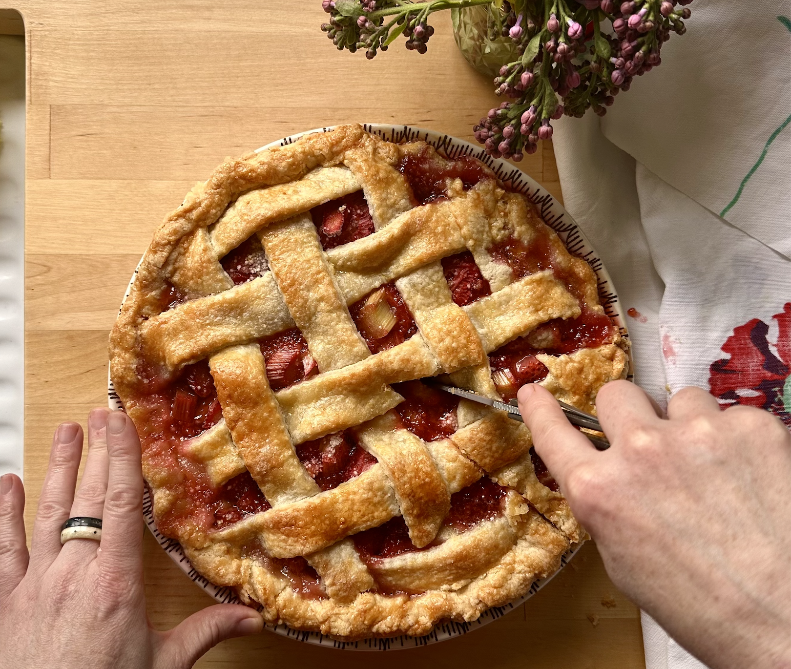 The best rhubarb-strawberry pie, ever - Julia O'Malley